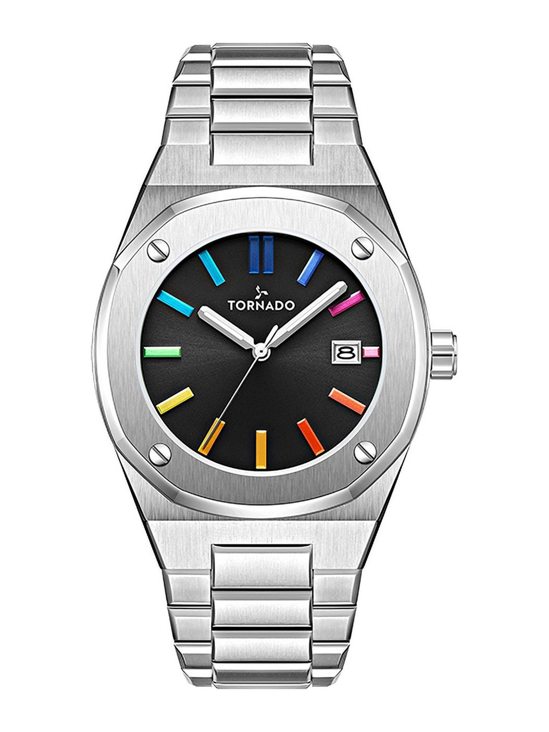 Buy TORNADO Men Dial & Stainless Steel Bracelet Style Straps Analogue ...