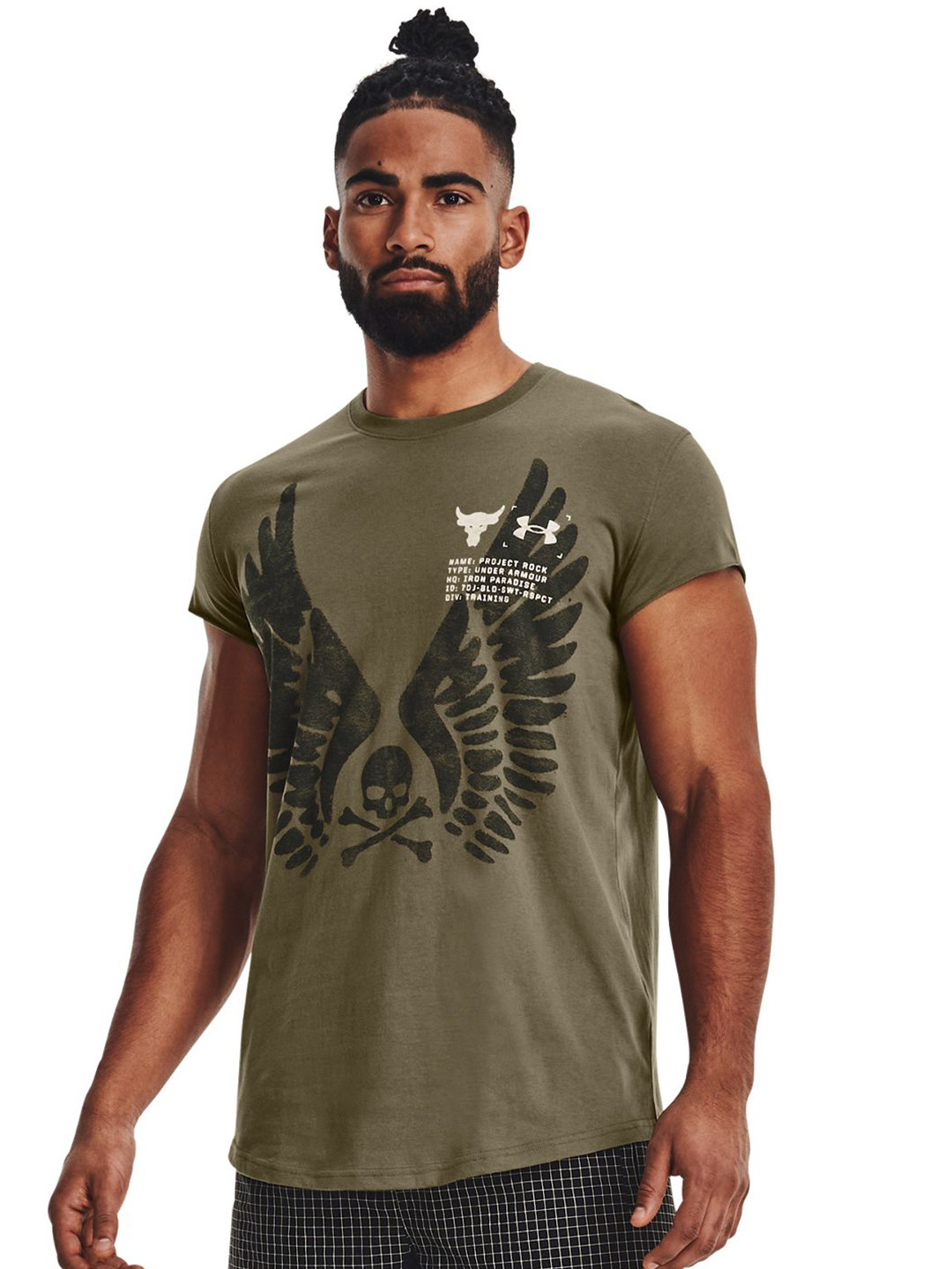 Buy UNDER ARMOUR Men Project Rock Cutoff T Shirt - Tshirts for Men ...