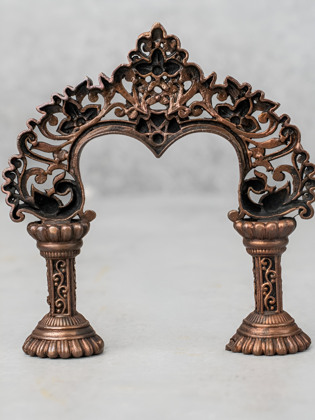 Buy The Advitya Copper Toned Religious Curio Showpiece - Showpieces for ...