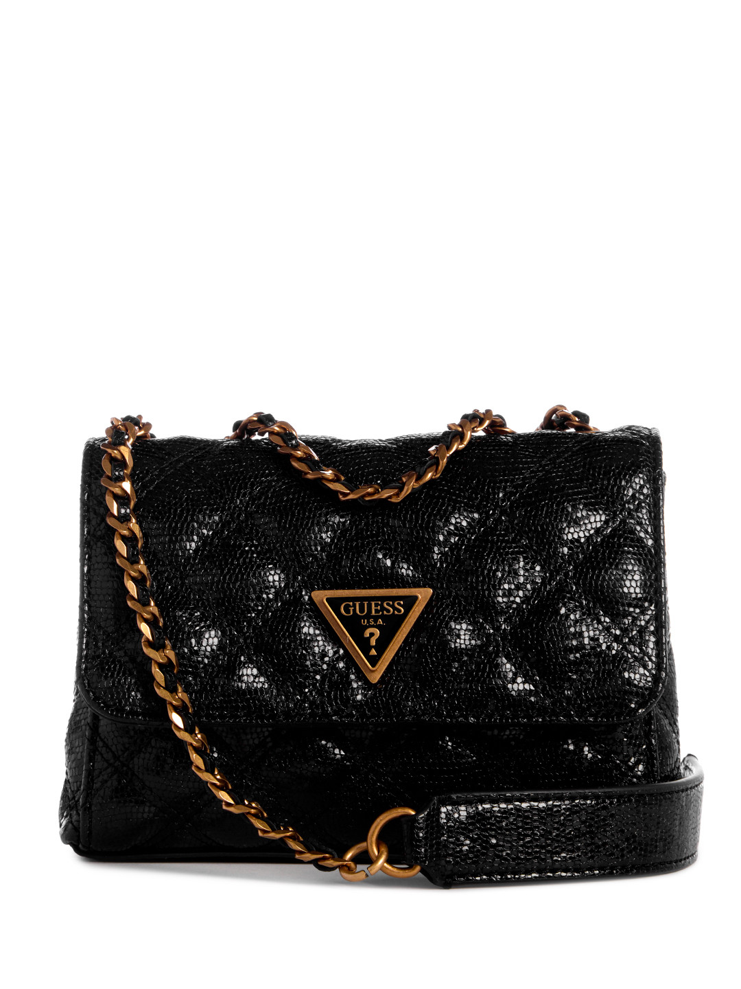Buy GUESS Quilted Textured Structured Shoulder Bag - Handbags for Women ...