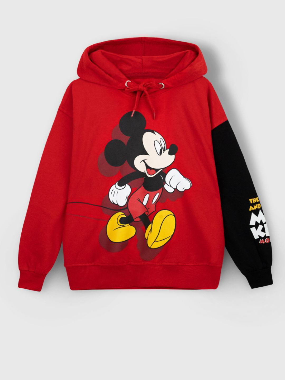 Buy Nap Chief Kids Unisex Mickey Mouse Printed Pure Cotton Oversized ...