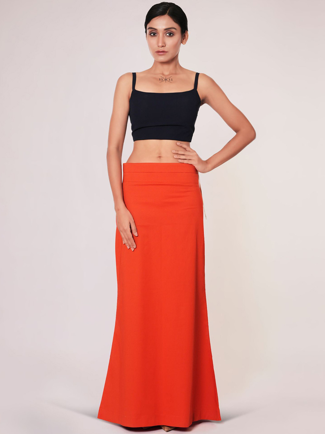 Buy I AM BY DOLLY JAIN D'Coat Simple With Extender Pettocoat Saree Shapewear - Shapewear for ...