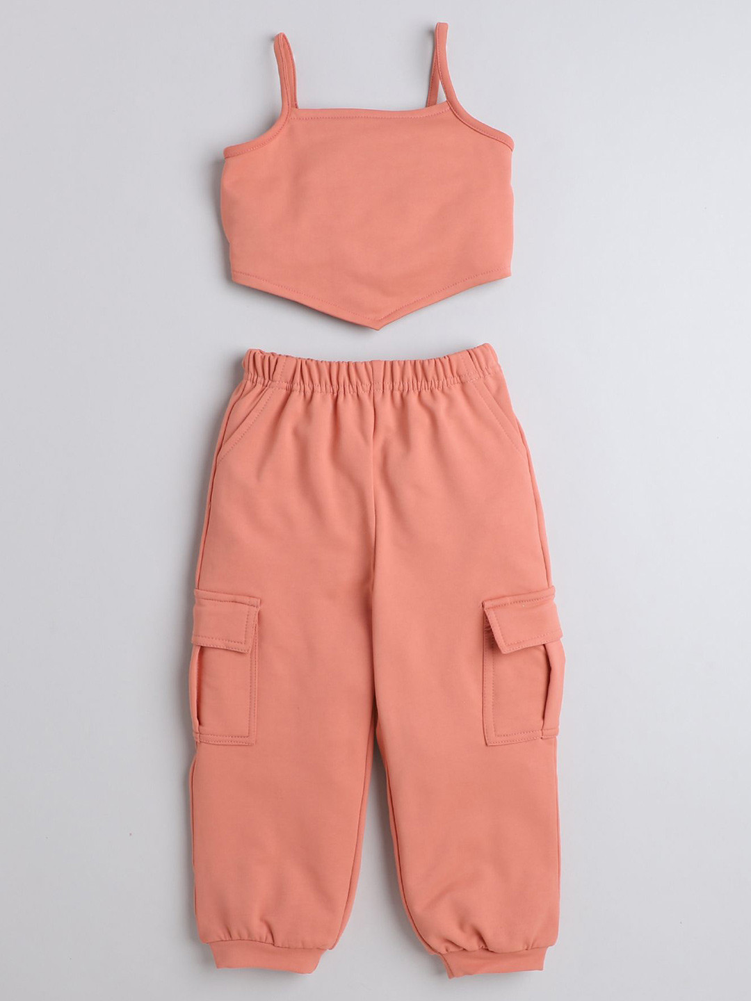 Buy Taffykids Girls Shoulder Straps Top With Joggers - Clothing Set for ...