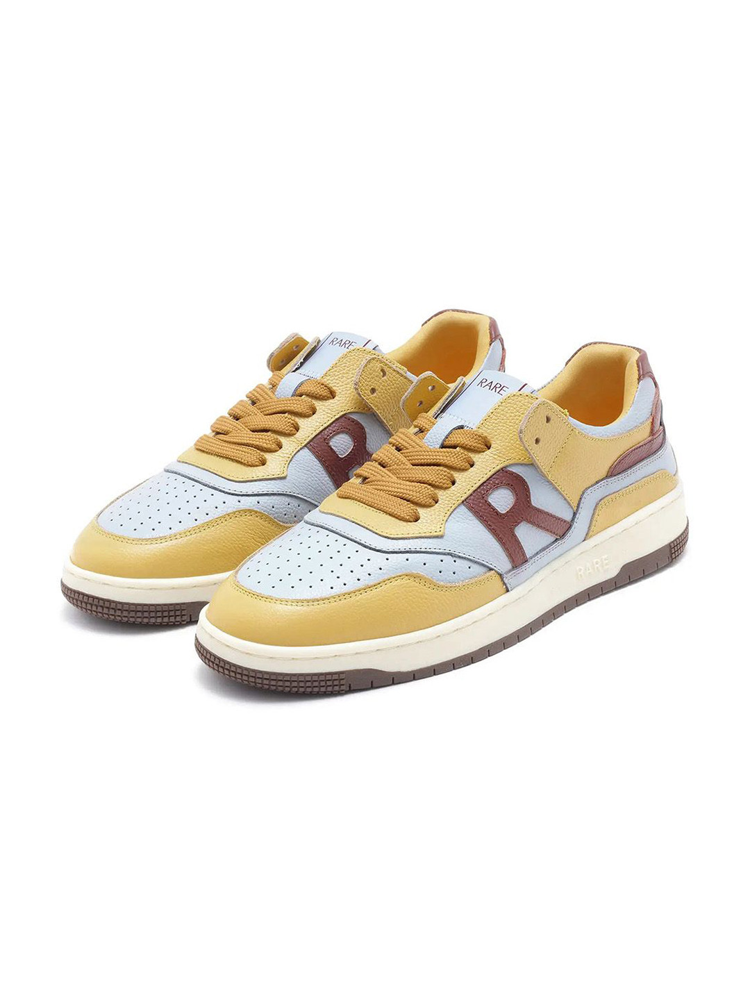 Buy RARE RABBIT Men Colourblocked Leather Sneakers - Casual Shoes for ...