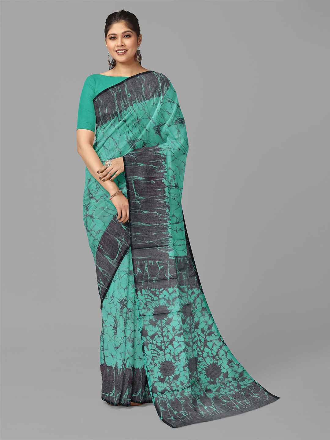 Buy The Chennai Silks Floral Pure Cotton Muga Saree - Sarees for Women ...