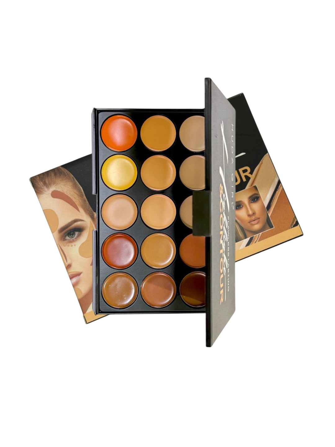 Buy Huda Girl 15 Color Full Coverage Long Lasting Concealer Palette ...