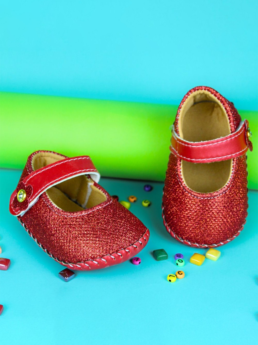 Buy BAESD Girls Woven Design Booties - Booties for Girls 30234017 | Myntra