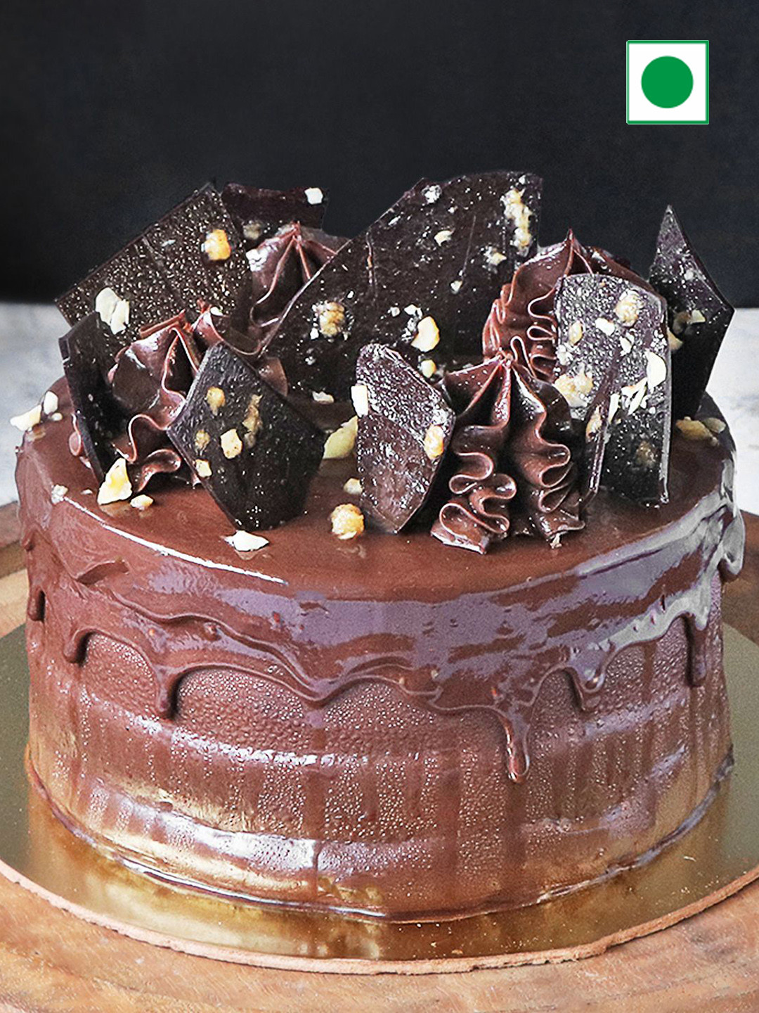 Buy IGP Chocolate Flavour Eggless Round Cake 500 Gm - Cake for Unisex ...