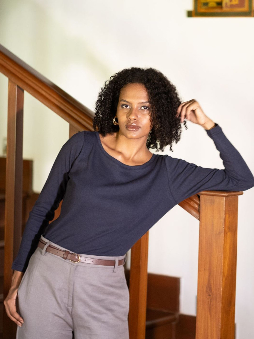 Buy Creatures Of Habit Rib Boat Neck Top - Tops for Women 30248798 | Myntra