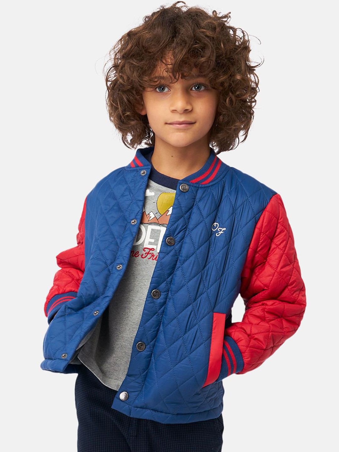 Buy One Friday Boys Solid Bomber Quilted Jacket - Jackets for Boys ...
