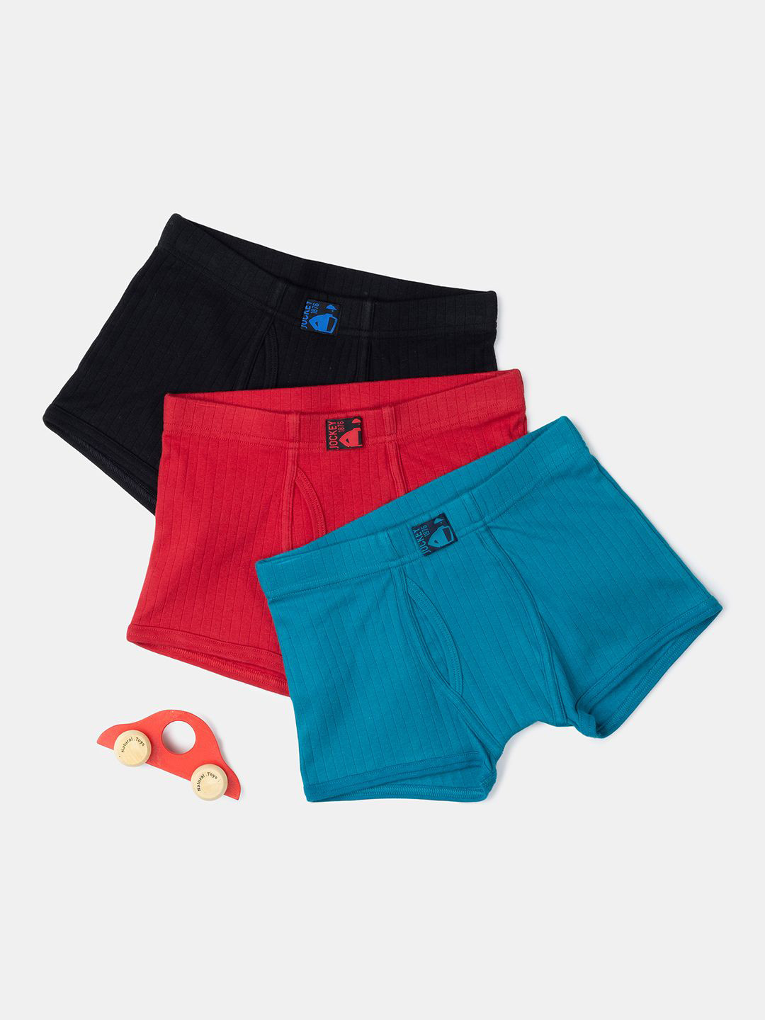 Buy Jockey Boys Pack Of 3 Super Combed Cotton Trunk With Ultrasoft ...