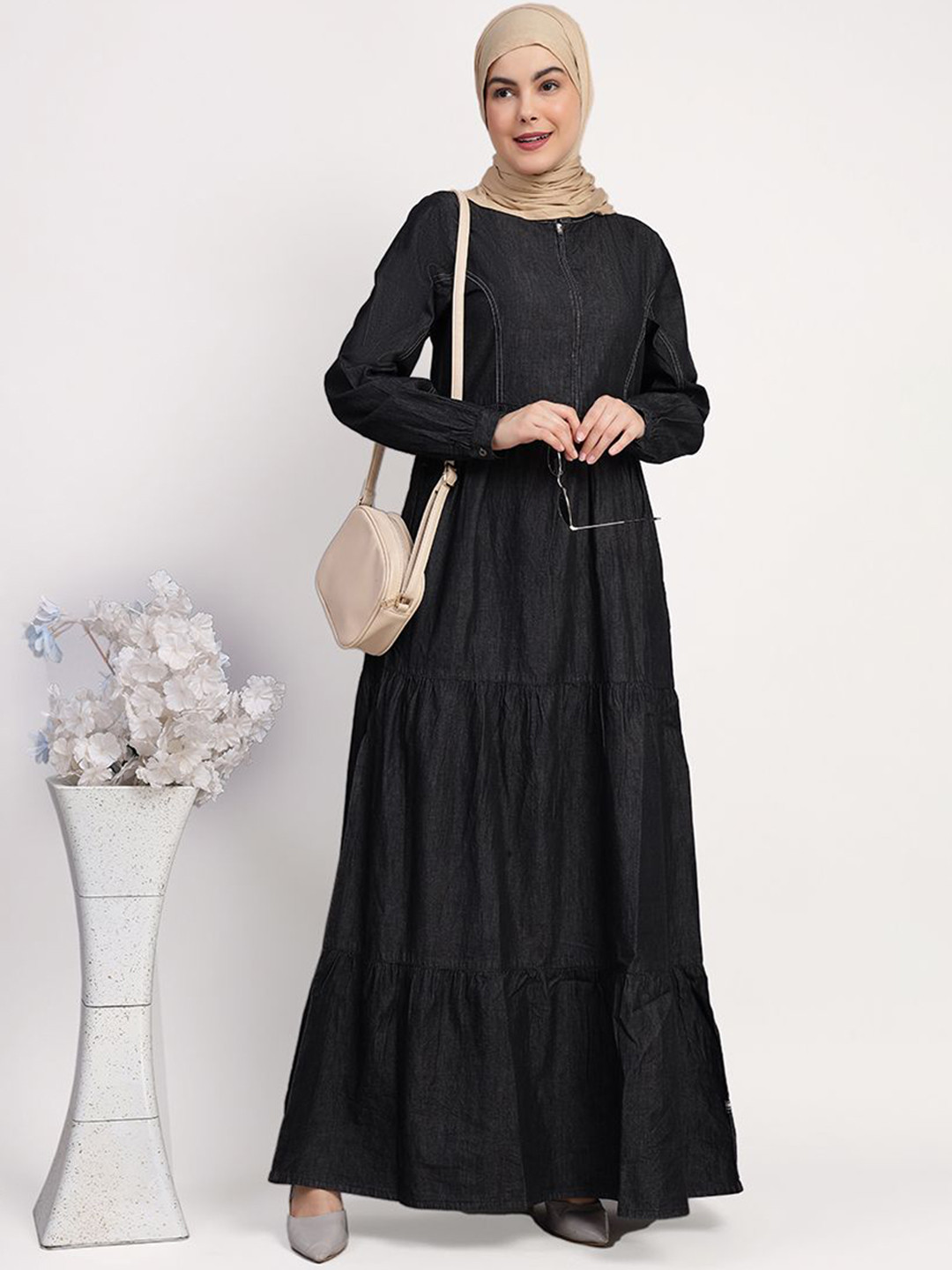 Buy IDH London Maxi Length Burqa - Burqas for Women 30337132 | Myntra