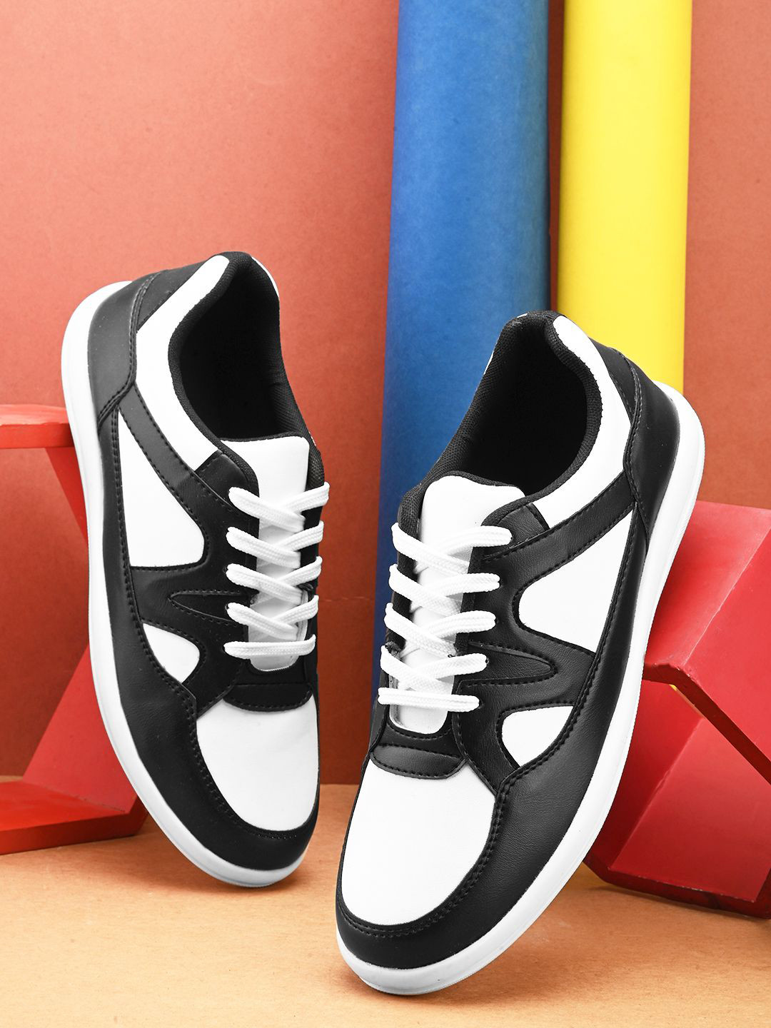 Buy The Roadster Lifestyle Co Men Colorblocked Sneakers - Casual Shoes ...