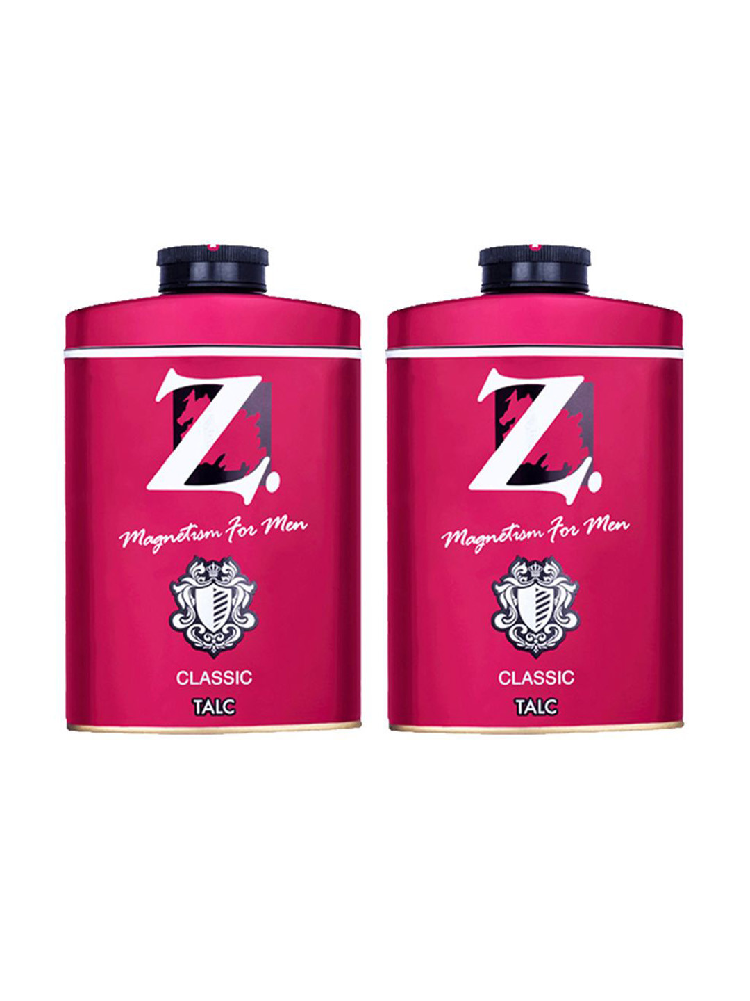 Buy Z MAGNETISM FOR MEN Set Of 2 Pcs Classic Talc 100g Each - Talcum ...