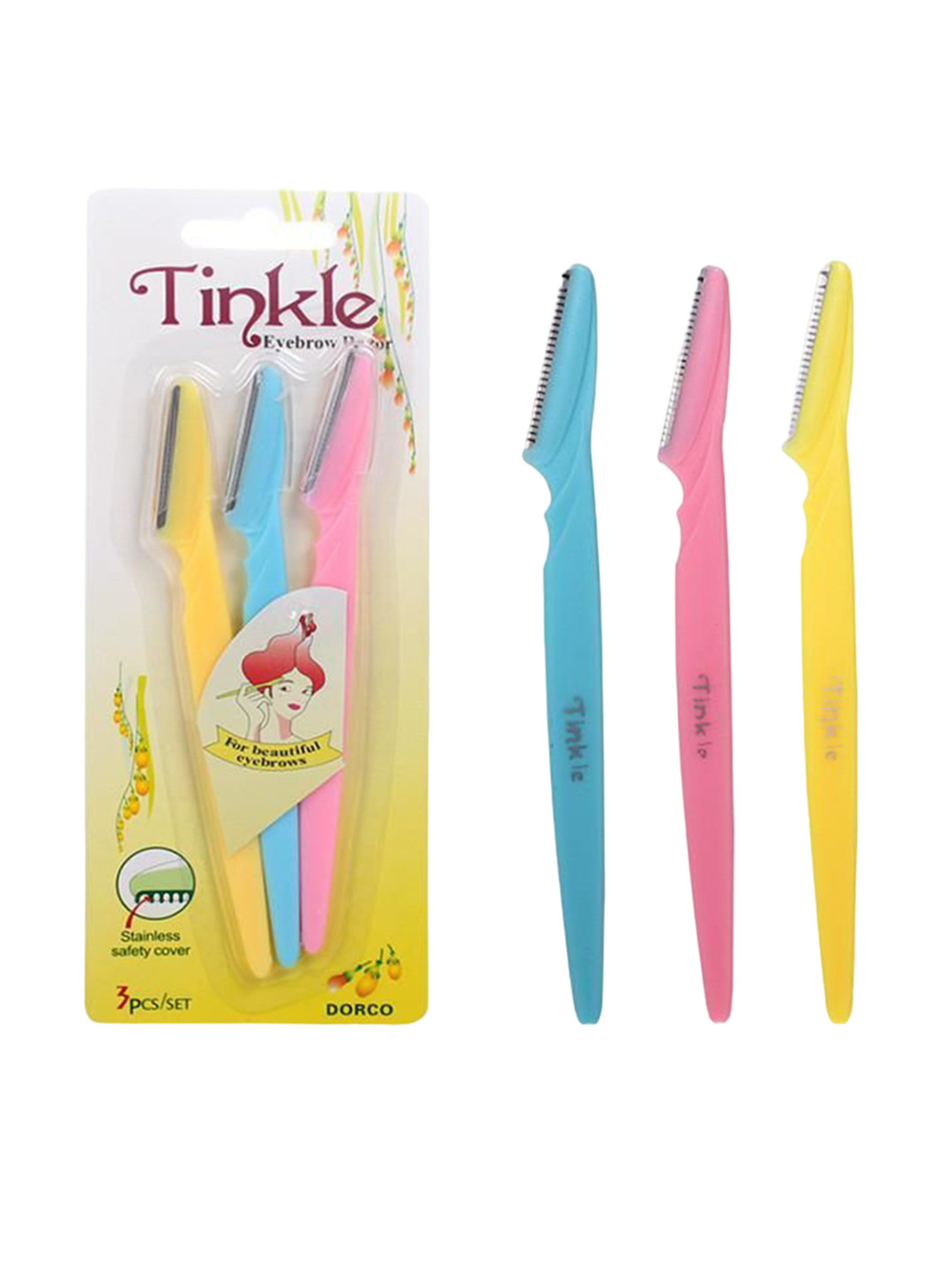 Buy FAVON Set Of 3 Tinkle Razor For Facial Hair Removal - Razors And ...