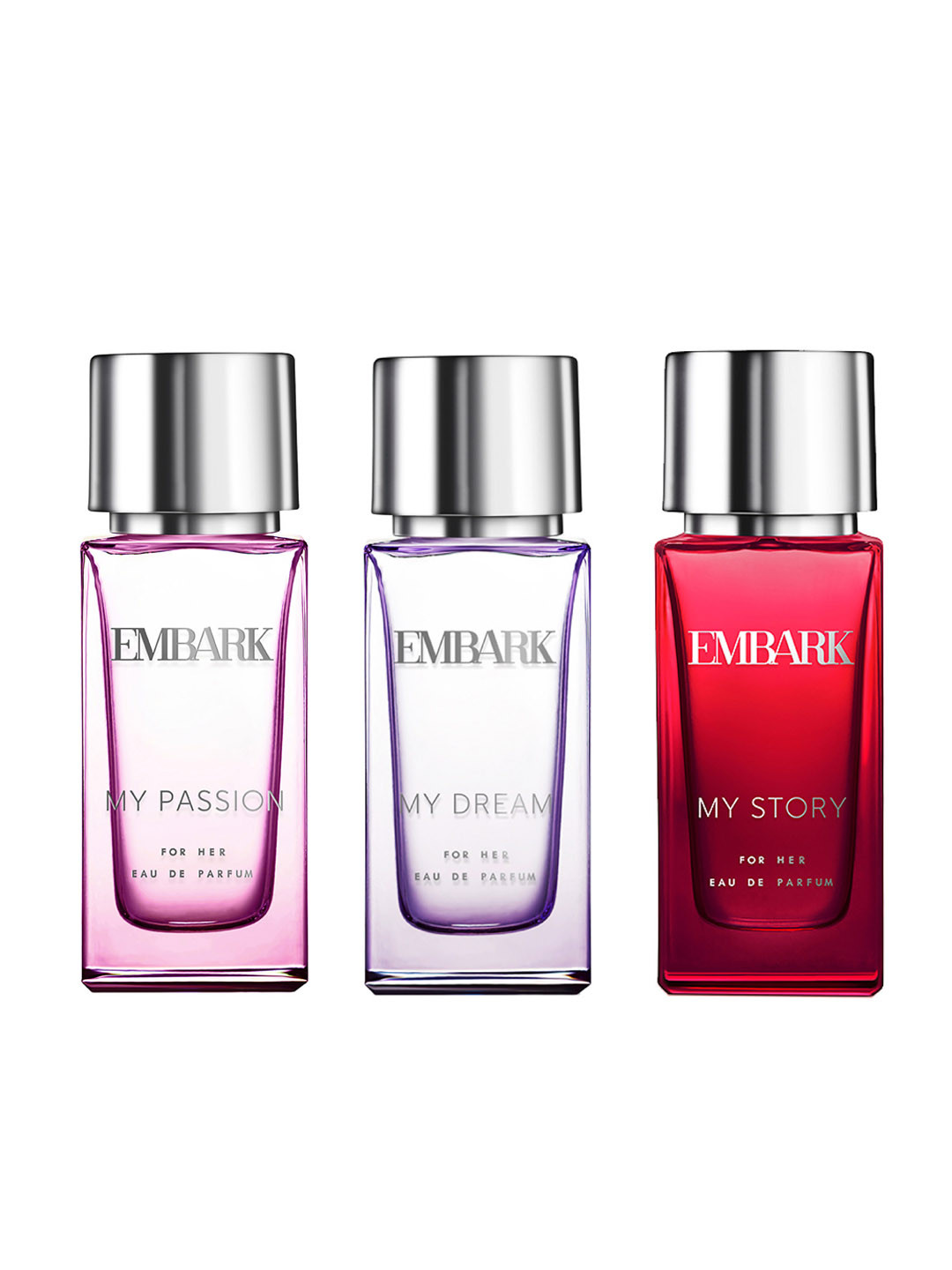 Buy EMBARK Women Set Of 3 Eau De Parfum 30 Ml Each My Passion + My ...