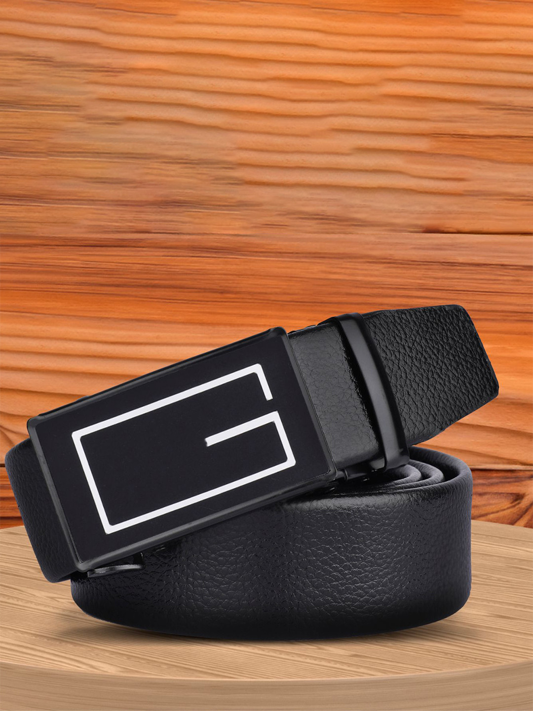 Buy WINSOME DEAL Men Textured Slider Buckle Formal Belt - Belts for Men ...