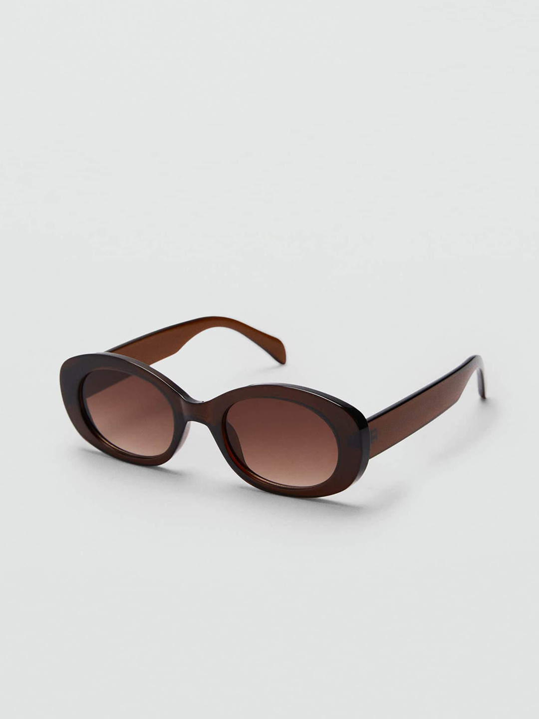 Buy MANGO Women Oval Sunglasses With UV Protected Lens 77050564 ...
