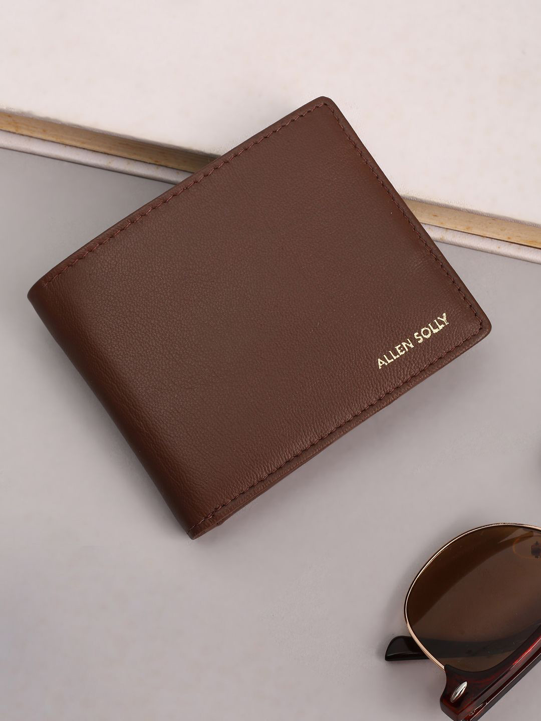 Buy Allen Solly Men Two Fold Leather Wallet - Wallets for Men 31600253 ...
