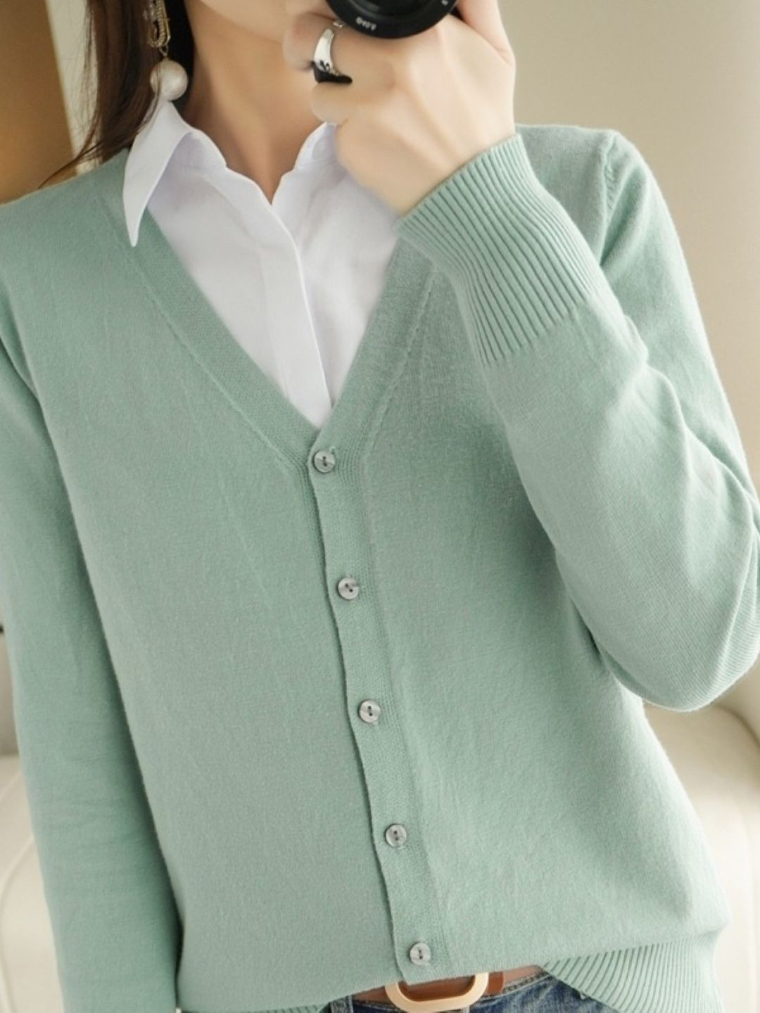 Buy KPOP Women Cardigan Sweater - Sweaters for Women 31592611 | Myntra