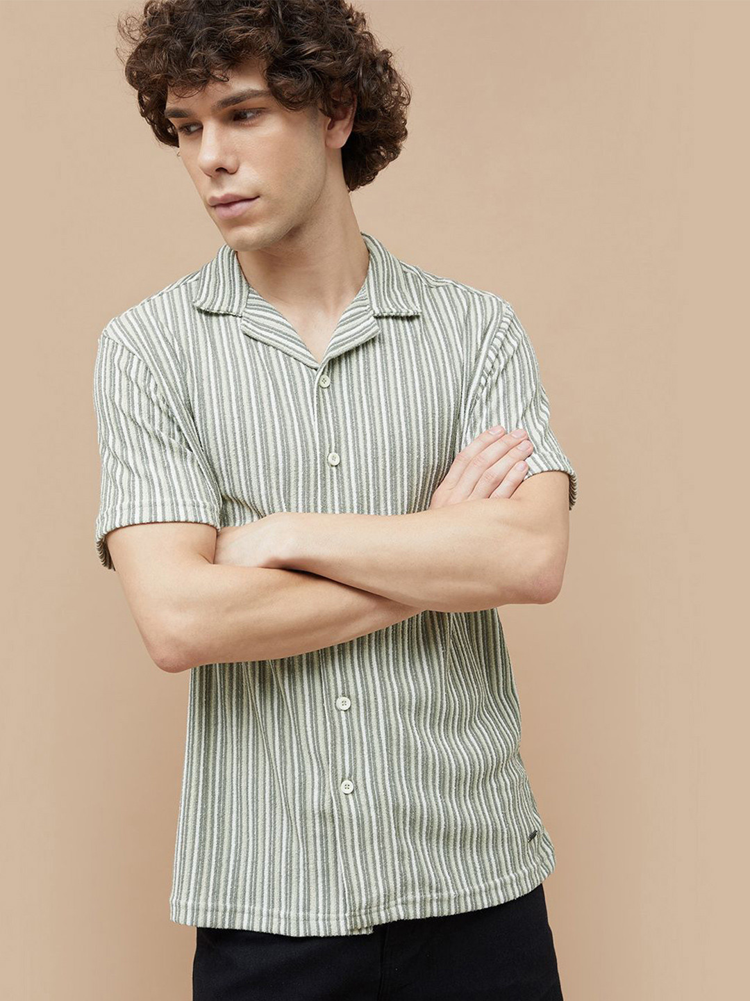 Buy Forca Men Opaque Striped Casual Shirt - Shirts for Men 31606768 ...