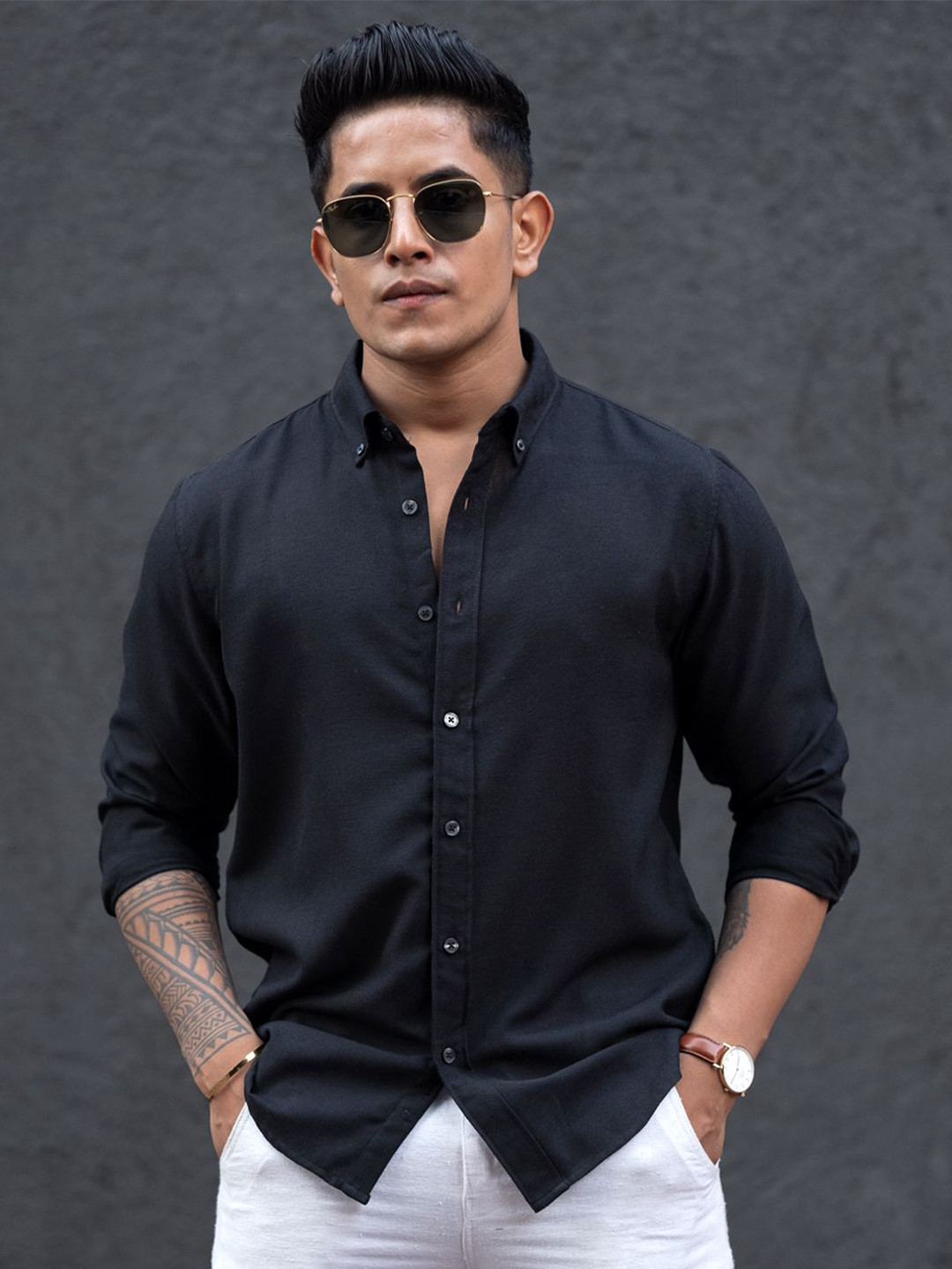 Buy Powerlook Men Opaque Casual Shirt - Shirts for Men 31611687 | Myntra