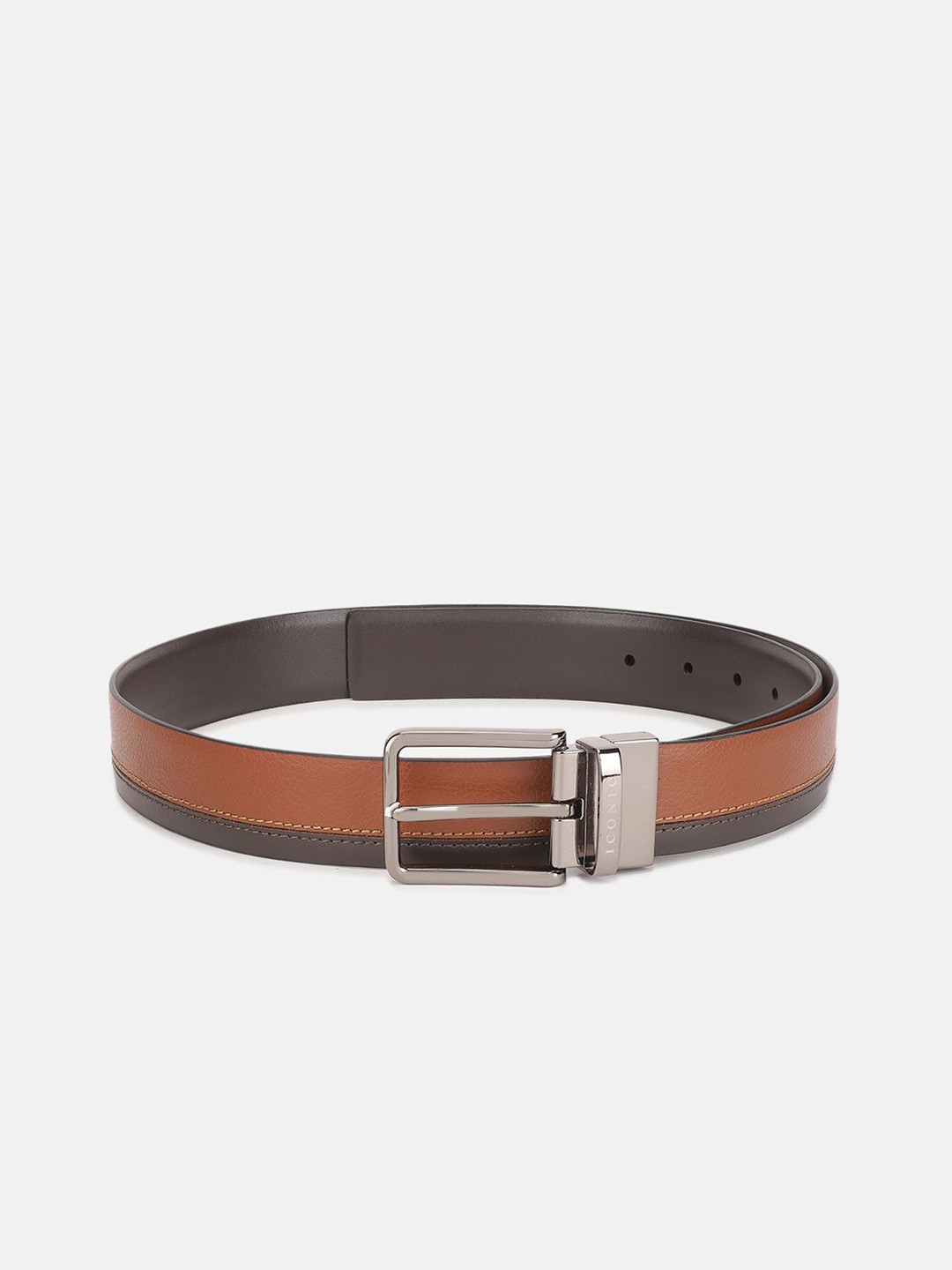 Buy Iconic Men Textured Leather Belt - Belts for Men 31611673 | Myntra