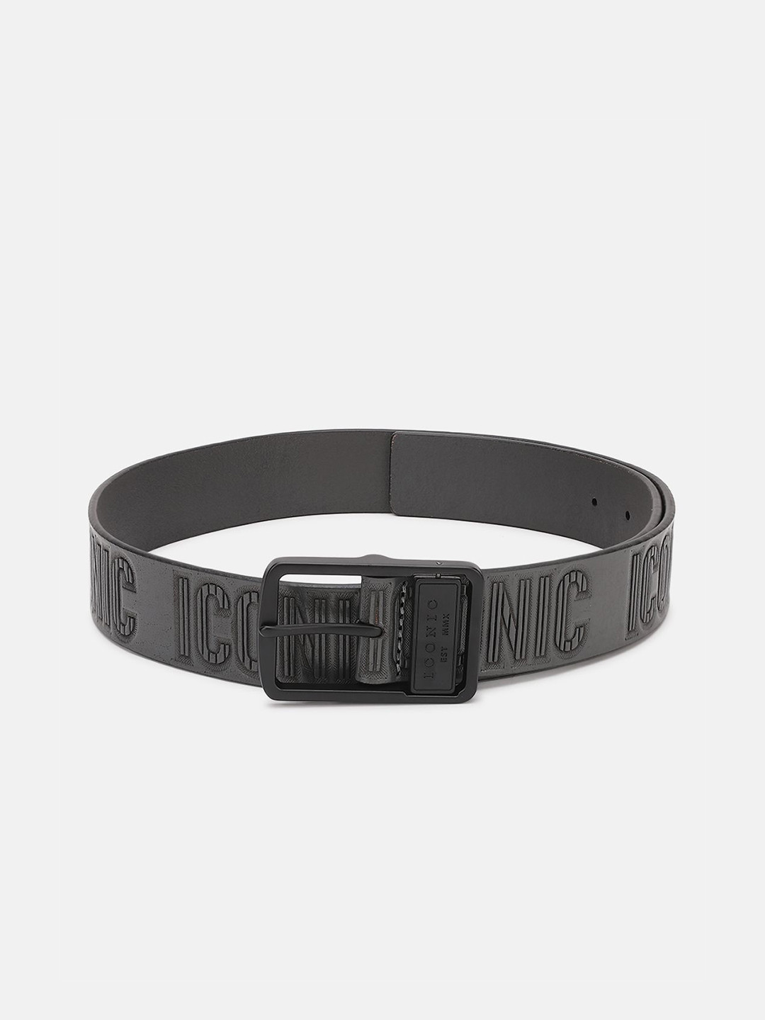 Buy Iconic Men Textured Leather Belt - Belts for Men 31611730 | Myntra