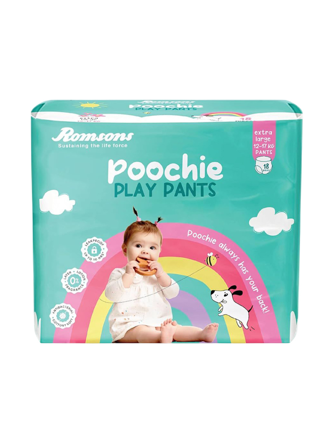 Buy Romsons Poochie Set Of 18 Play Pants Leakproof 12 17 Kg Baby ...