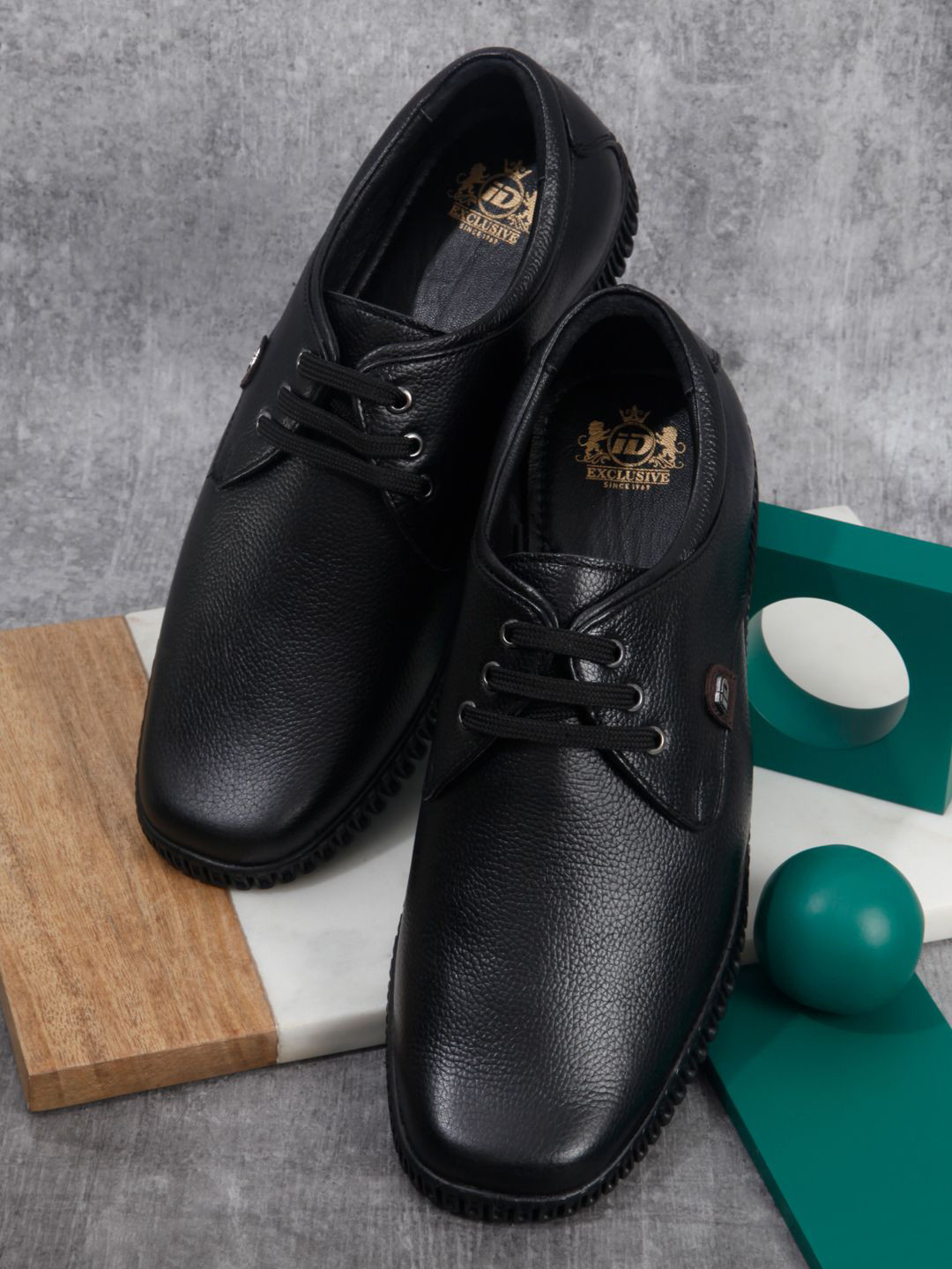 Buy ID Men Leather Lace Up Derbys - Formal Shoes for Men 31635880 | Myntra