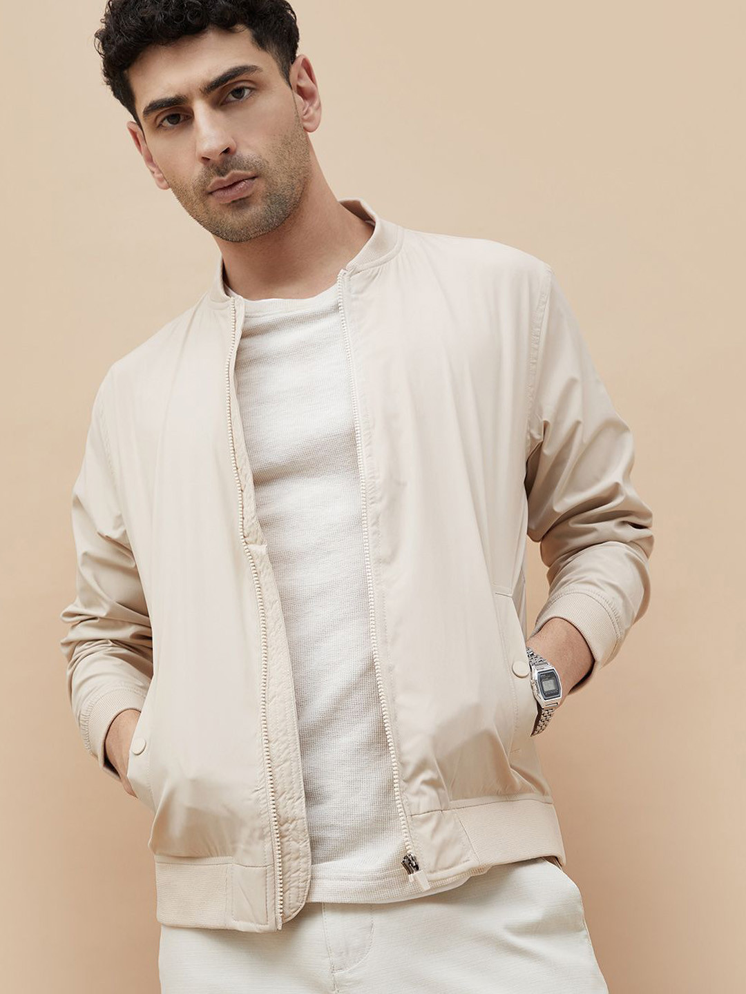 Buy CODE By Lifestyle Men Bomber With Embroidered Jacket - Jackets for ...