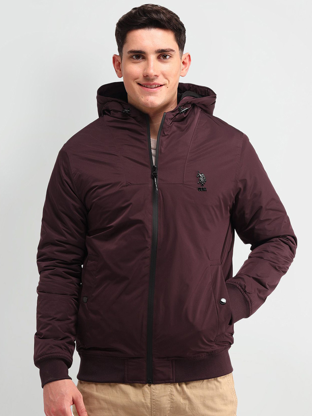 Buy U.S. Polo Assn. Denim Co. Men Brand Logo Bomber Jacket - Jackets ...