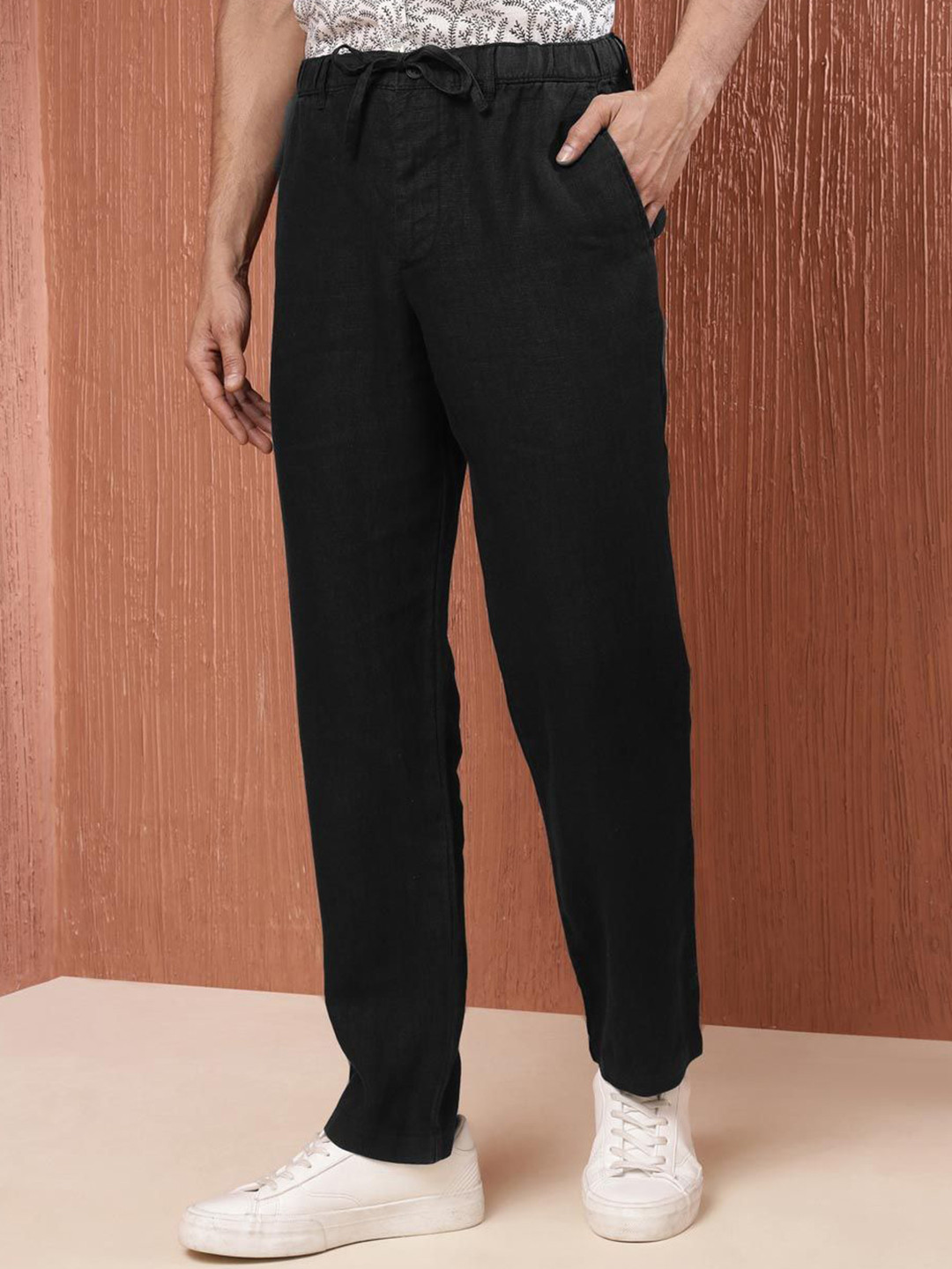 Buy Fabindia Men Straight Fit Trousers - Trousers for Men 31655724 | Myntra
