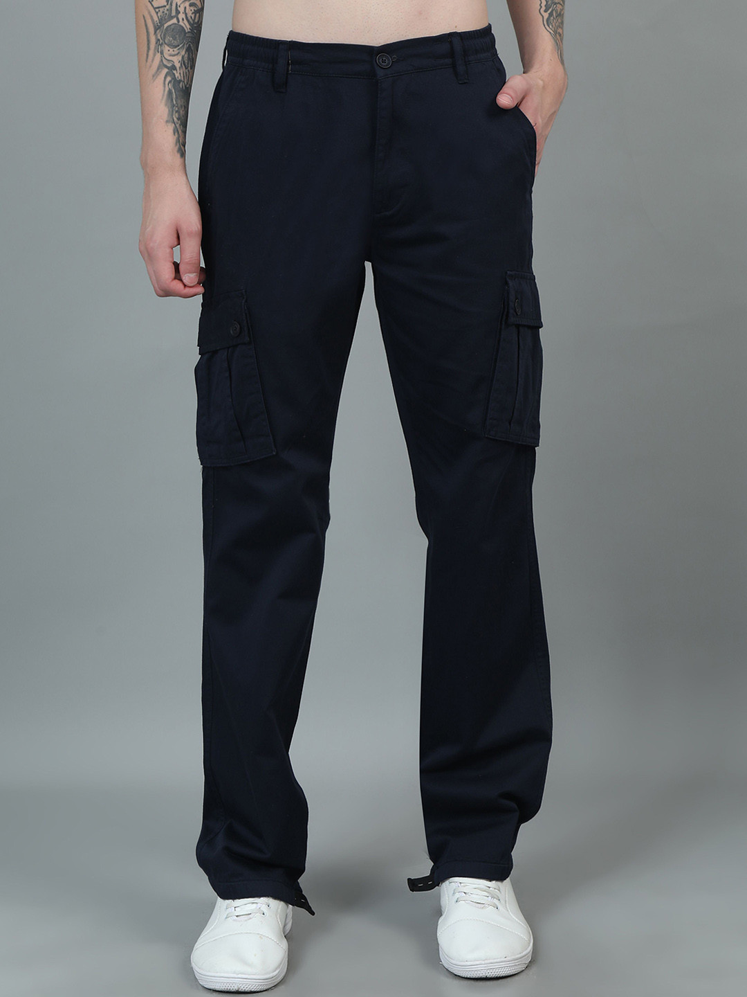 Buy RIGS AND RAGS Men Relaxed Loose Fit Cargos Trousers - Trousers for ...