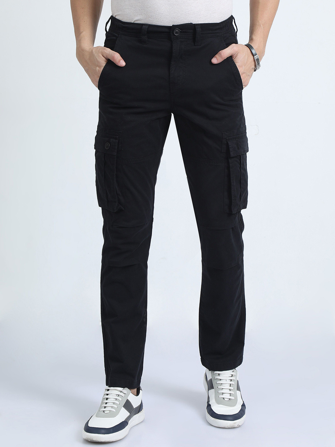 Buy RIGS AND RAGS Men Original Straight Fit Cargos Trousers - Trousers ...