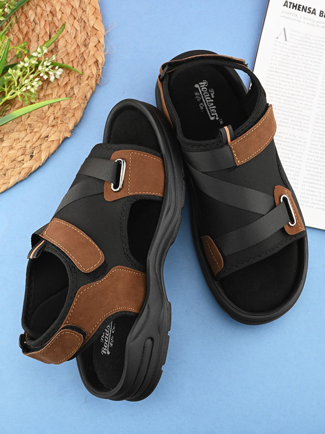 Buy The Roadster Lifestyle Co Men Slip On Sports Sandals - Sandals for ...