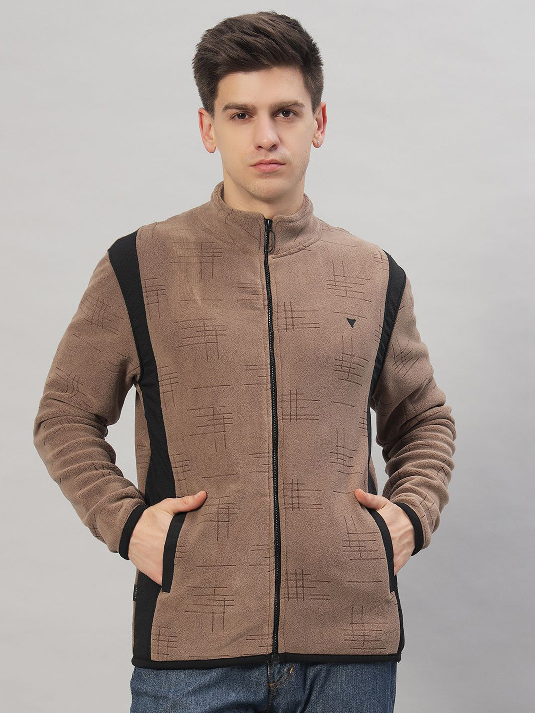 Buy PROFY Men Mock Collar Long Sleeves Sweatshirt - Sweatshirts for Men ...