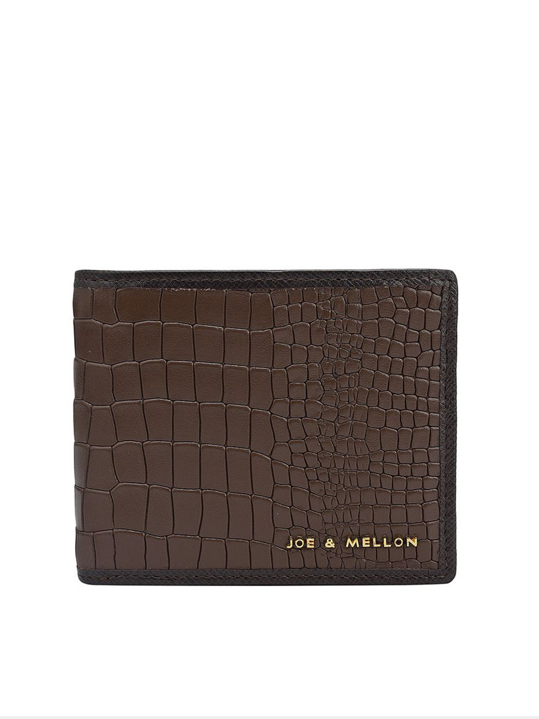 Buy Joe & Mellon Men Textured Leather RFID Two Fold Wallet - Wallets ...