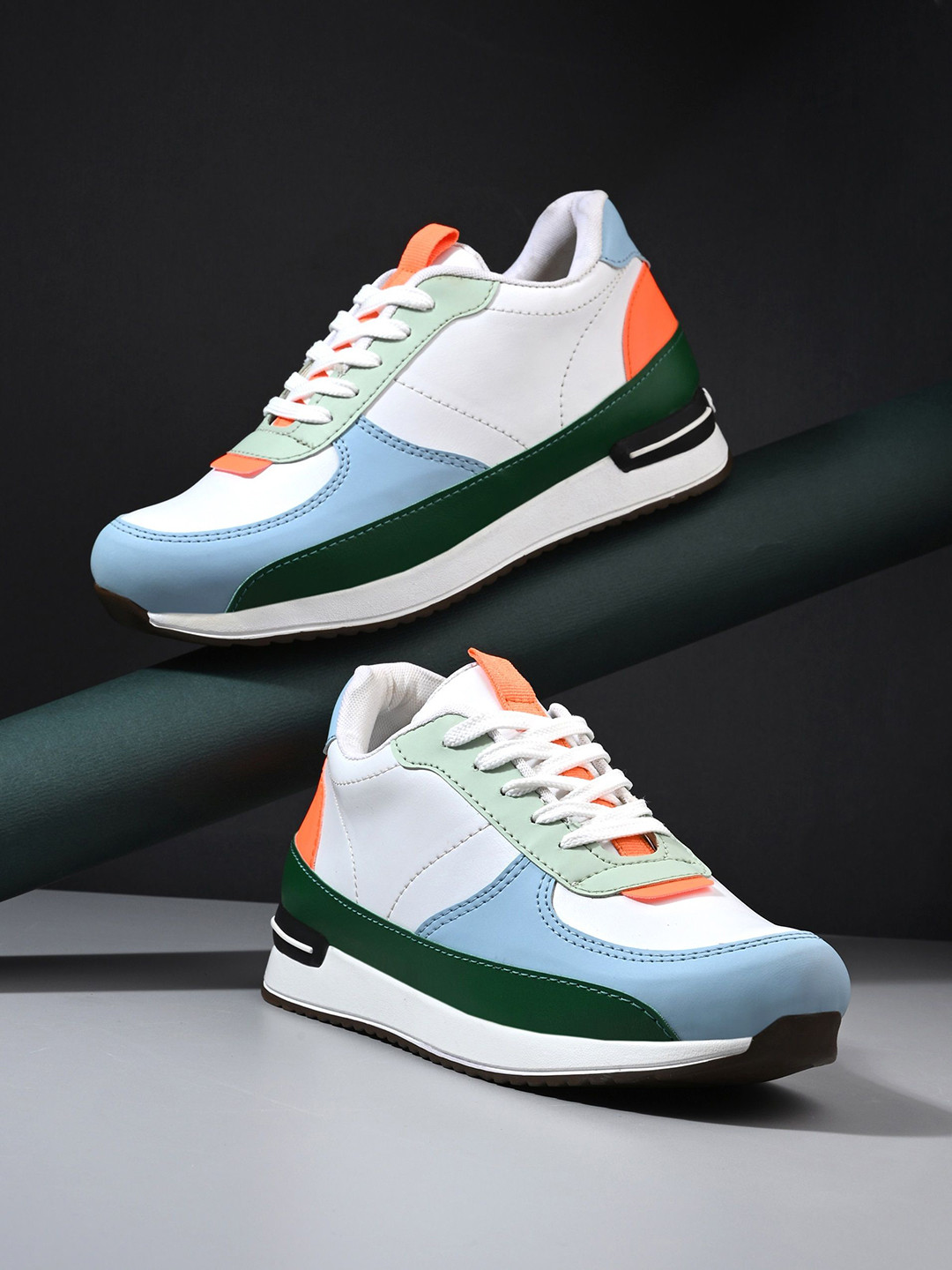 Buy Knoos Women Colourblocked Sneakers - Casual Shoes for Women ...