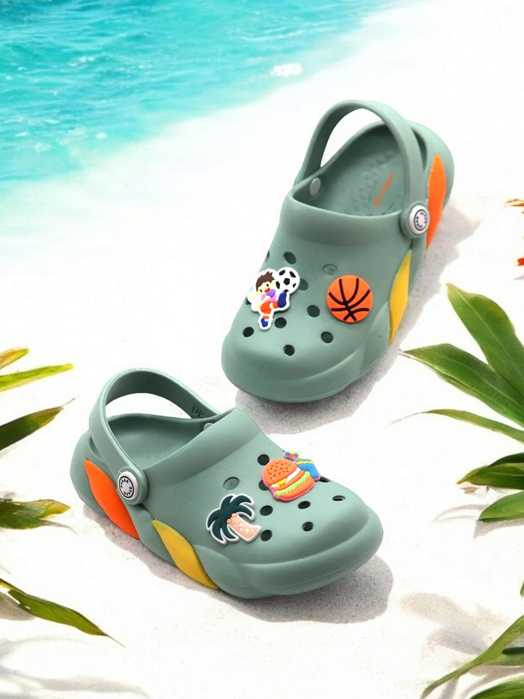 Buy Svaar Kids Embellished Rubber Clogs - Flip Flops for Unisex Kids ...