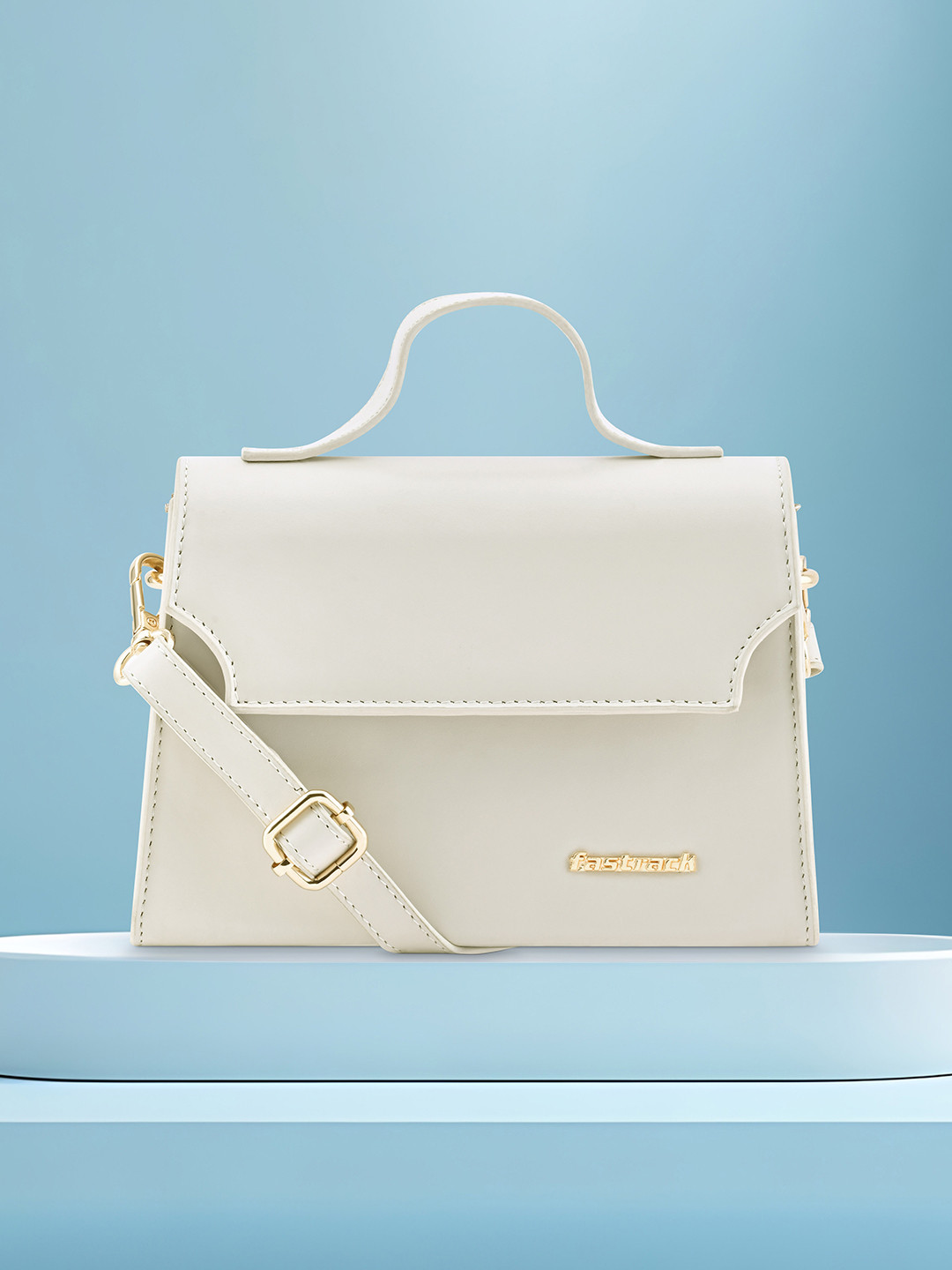 Buy Fastrack Structured Sling Bag With Cut Work - Handbags for Women ...