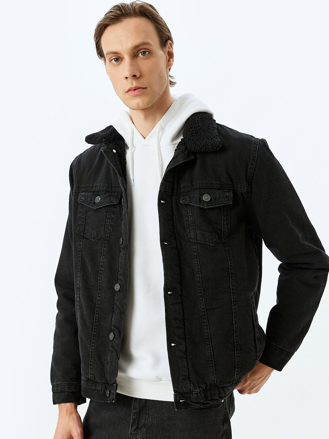 Buy Koton Men Denim Jacket - Jackets for Men 31674781 | Myntra