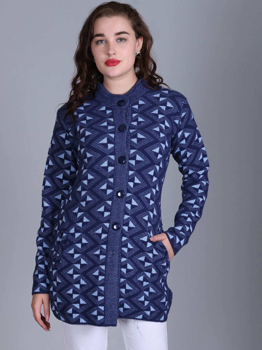 Buy MONTREX Women Self Design Longline Coat - Coats for Women 31675742 ...