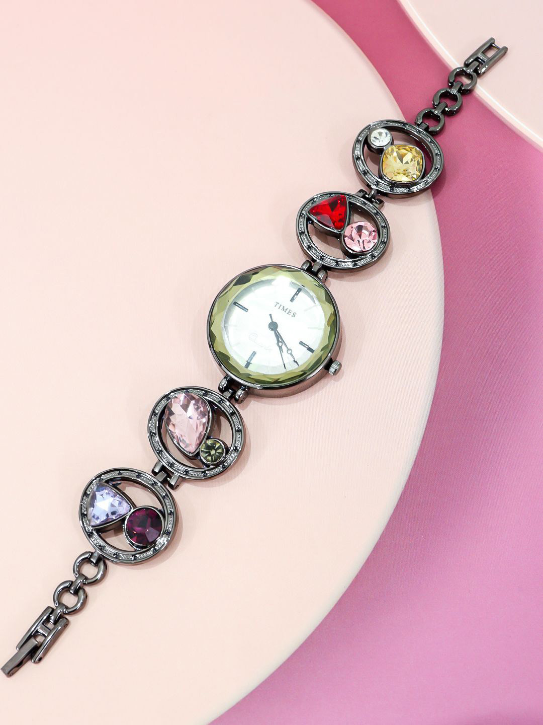 Buy Krelin Women Dial & Stainless Steel Bracelet Style Straps Automatic ...