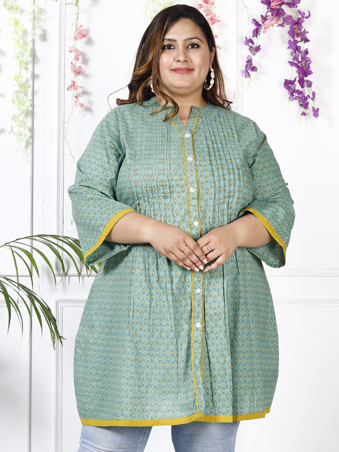 Buy Swasti Ethnic Motifs Print A Line Dress - Dresses for Women ...