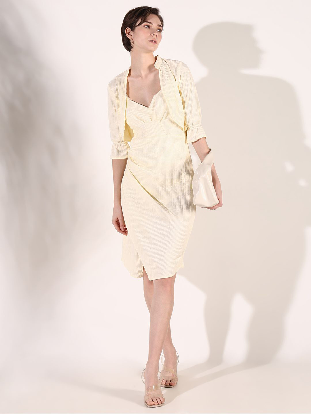 Buy SHOWOFF Women A Line Dress With Overcoat - Dresses for Women ...