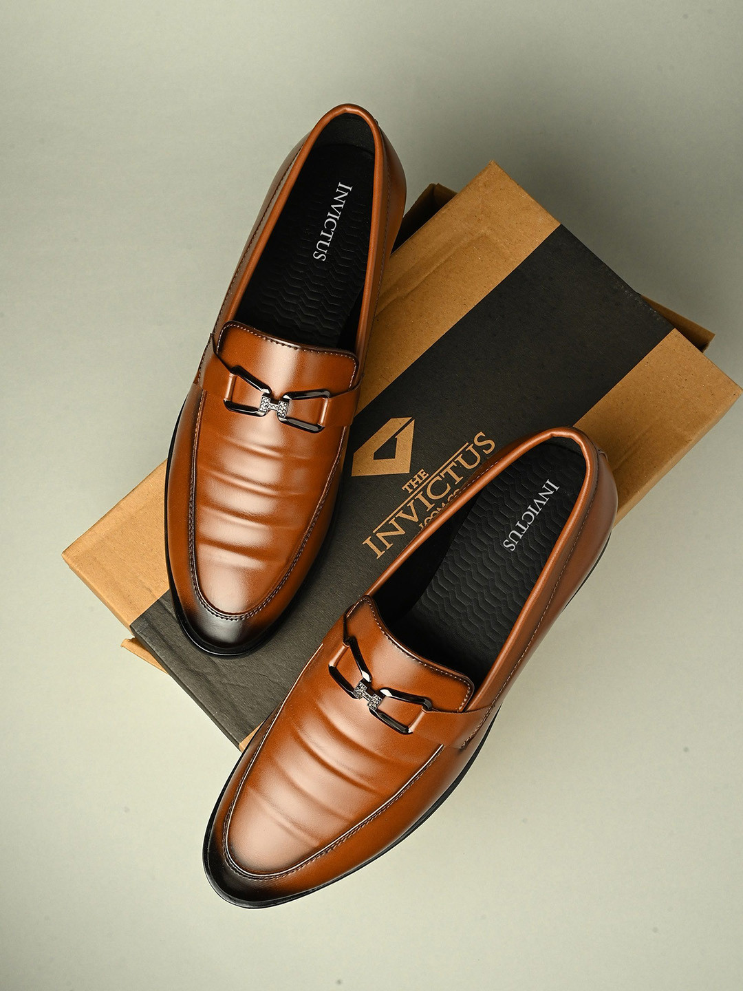 Buy INVICTUS Men Textured Formal Derby - Formal Shoes for Men 31699417 ...