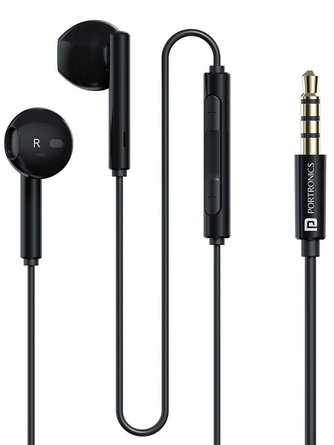 Buy Portronics True Wired Earphone With HD Mic - Headphones for Unisex ...