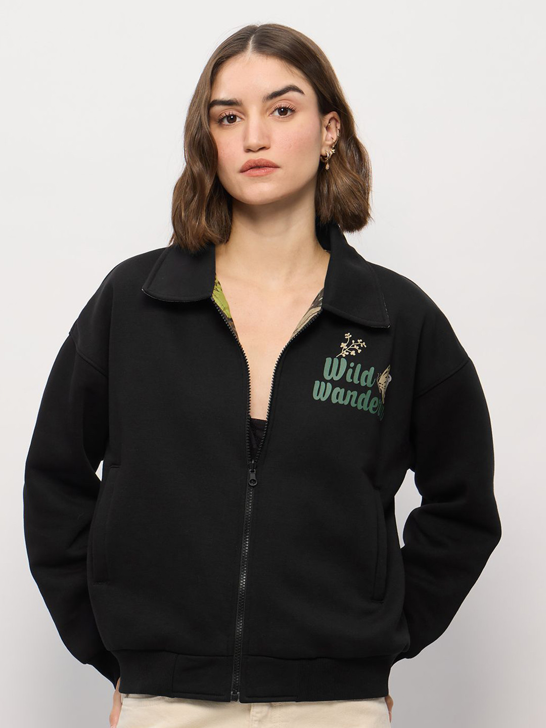 Buy The Souled Store Women Reversible Open Front Jacket - Jackets for ...