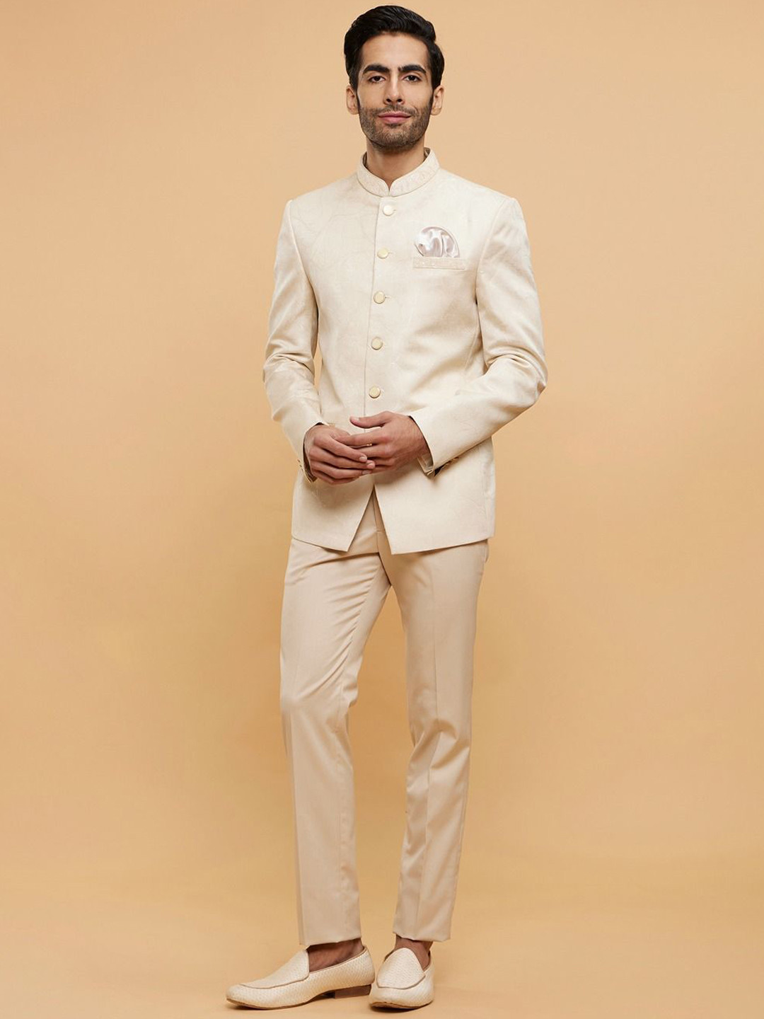 Buy Twamev Men Bandhgala Two Piece Suit - Suits for Men 31743827 | Myntra